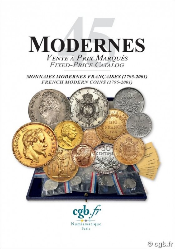 Nouveau ! Modernes 45, catalogue à prix marqués disponible sur cgb.fr