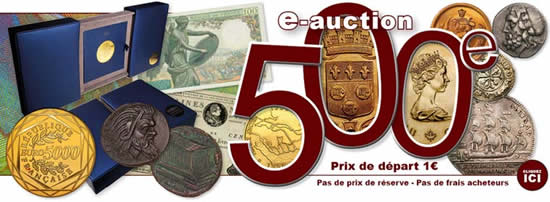 Plus de 1000 objets prix de départ à 1 euro pour la 500e e-auction de ...